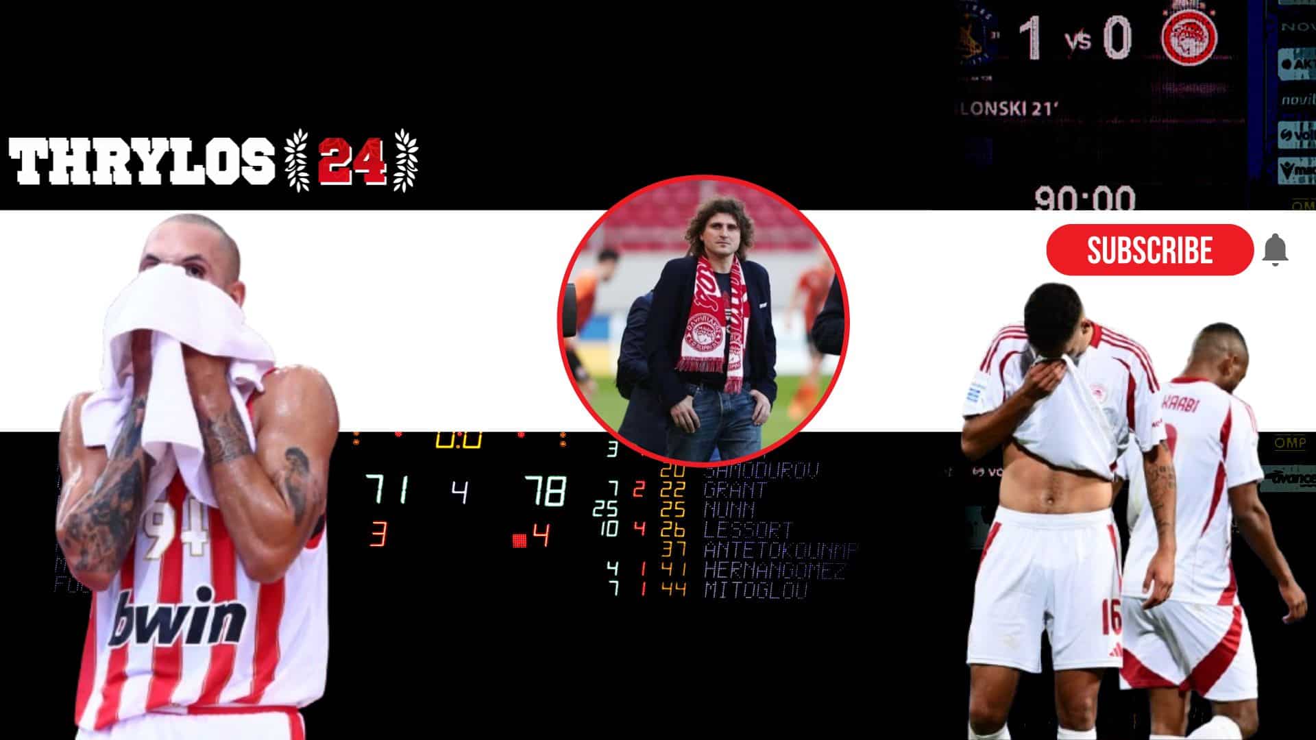 LIVE έκτακτη εκπομπή: Μαύρη... Κυριακή, πίκρα σε Ποδόσφαιρο και Μπάσκετ! | thrylos24.gr